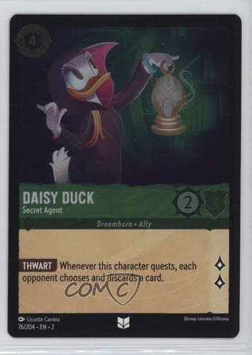 2023 Disney Lorcana - Rise of the Floodborn Foil Daisy Duck Secret ...