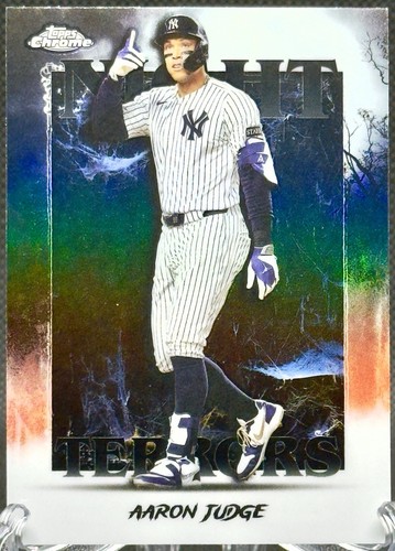 Topps Chrome Night Terrors Aaron Judge New York Yankees NT-1 Update ...