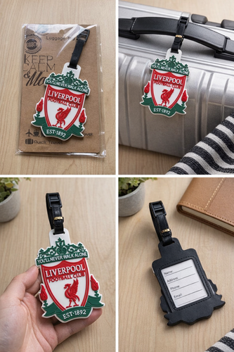 Liverpool luggage tag, Liverpool suitcase tag, Suitcase name tag ...
