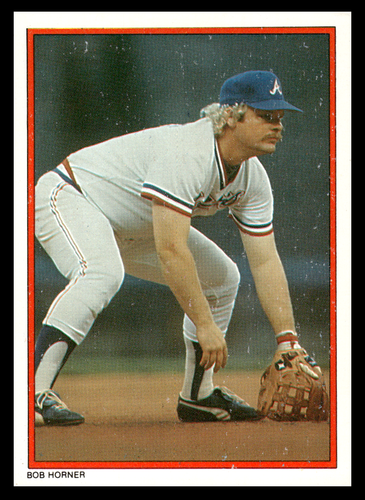 1984 Topps Bob Horner #13 Atlanta Braves 1984 All-Star Set Collector's ...