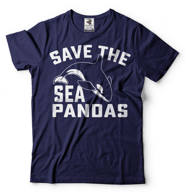 Orca Whale T-shirt Save Seas Pandas Tilikum Tilly Orca Tee Shirt Shirt ...