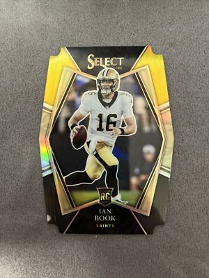 2021 Select Football Ian Book Black & Gold Die-Cut Premier Level RC ...