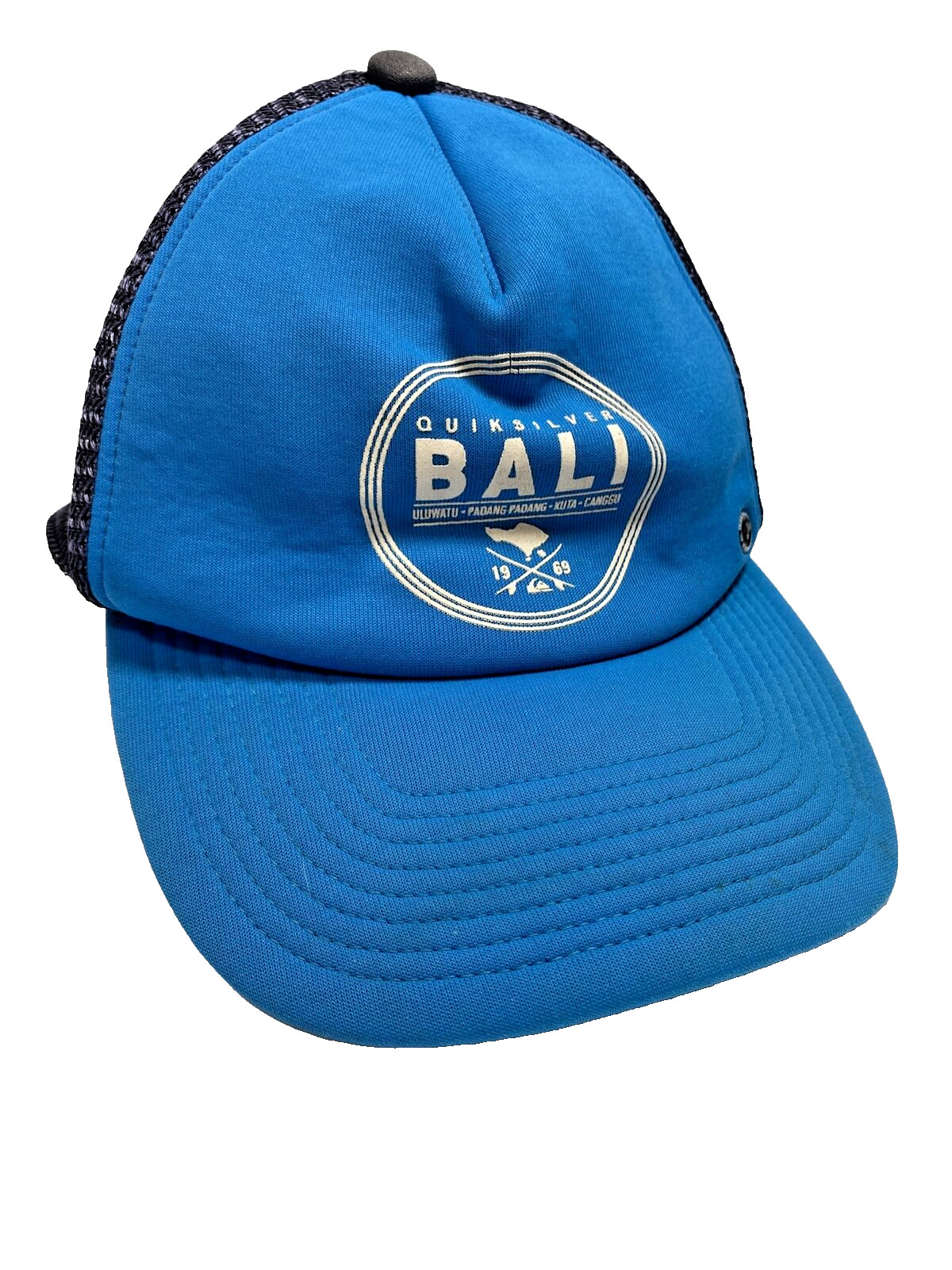 Quicksilver Bali Mesh Baseball Cap Hat Snapback 1969 … - Gem