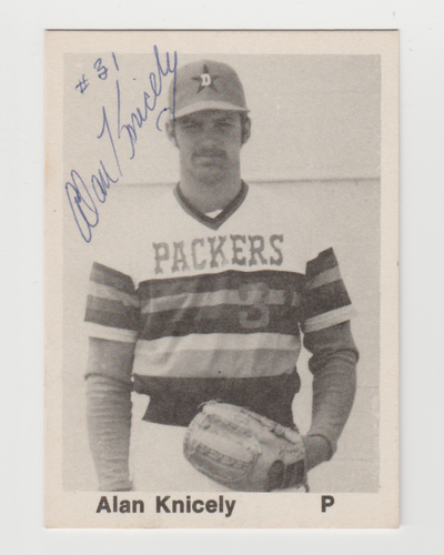 1976 TCMA Dubuque Packers AUTO Alan Knicely Baseball Card AUTOGRAPH | eBay