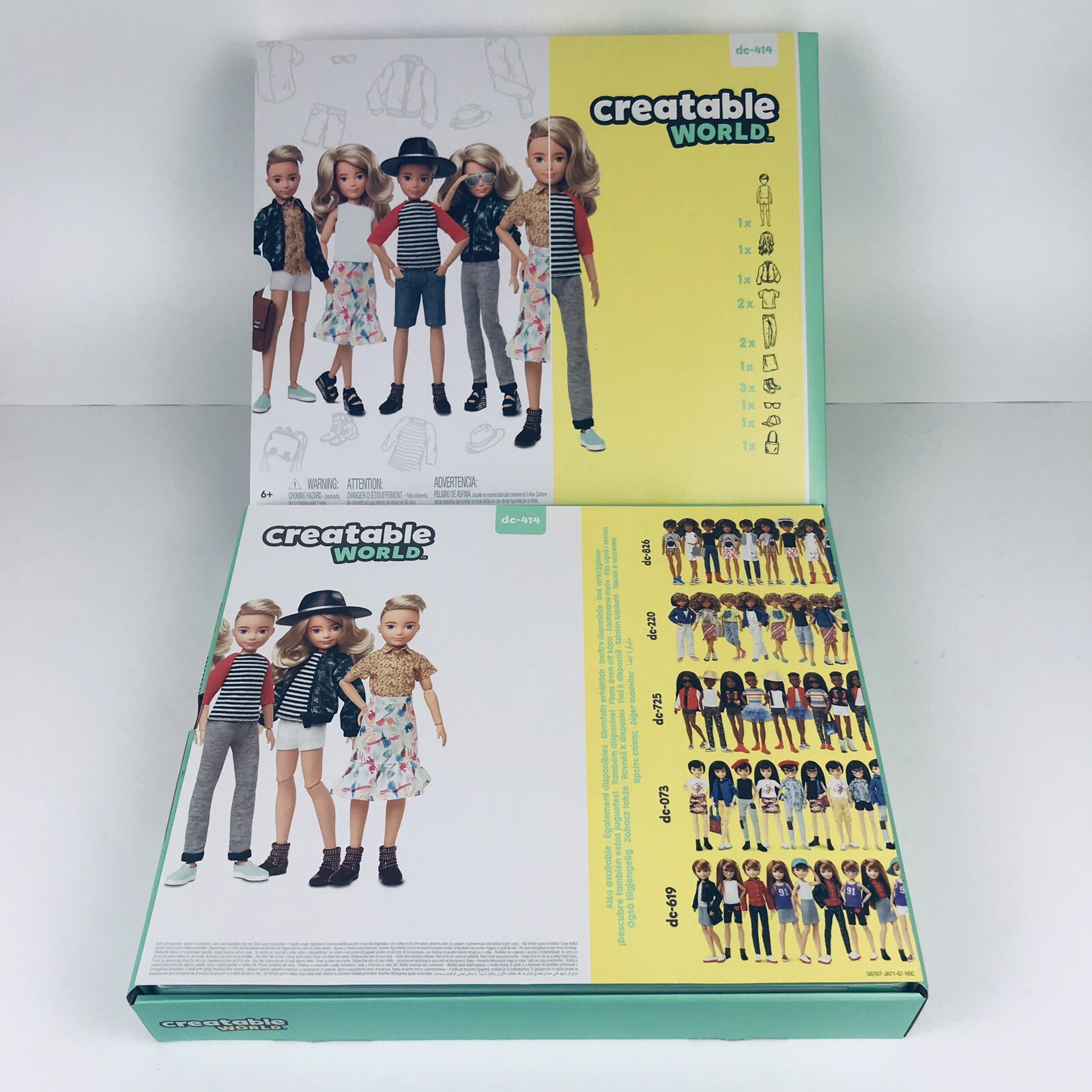 Mattel Creatable World Doll Character Kit DC-414 | eBay