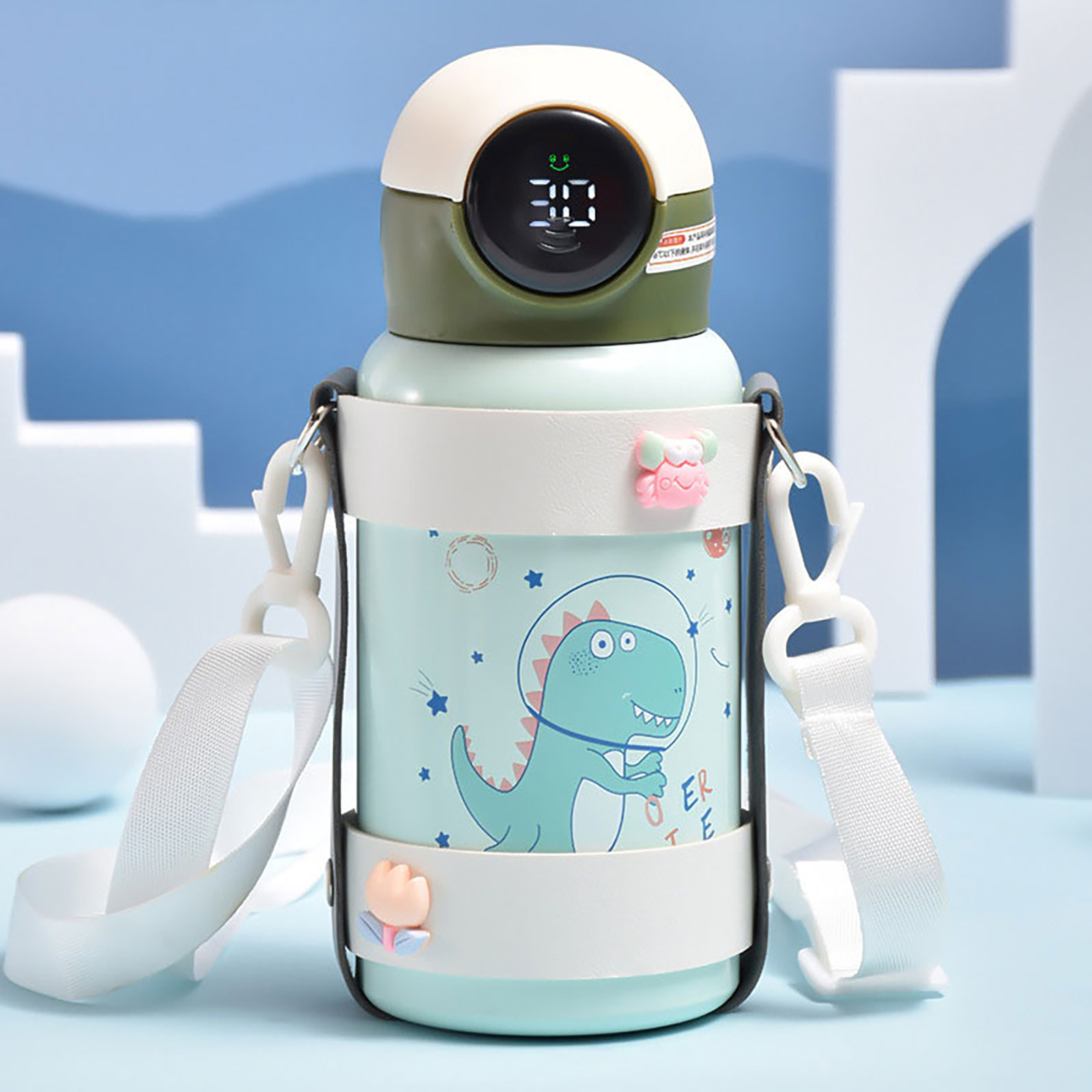 400ml Children Water Bottle Rabbit Pattern Insulation Leak-proof Insulated | eBay