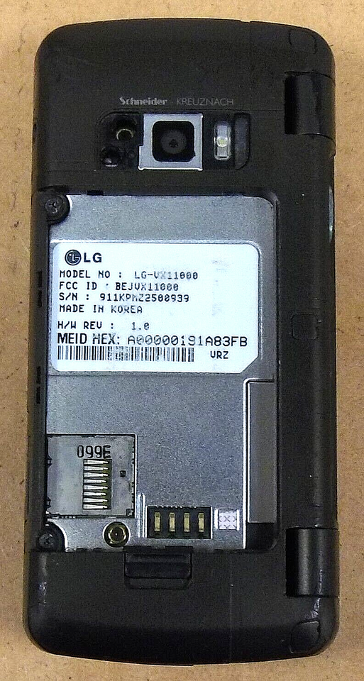 LG enV Touch VX11000 - Gray and Silver ( Verizon ) Cellular Keyboard ...