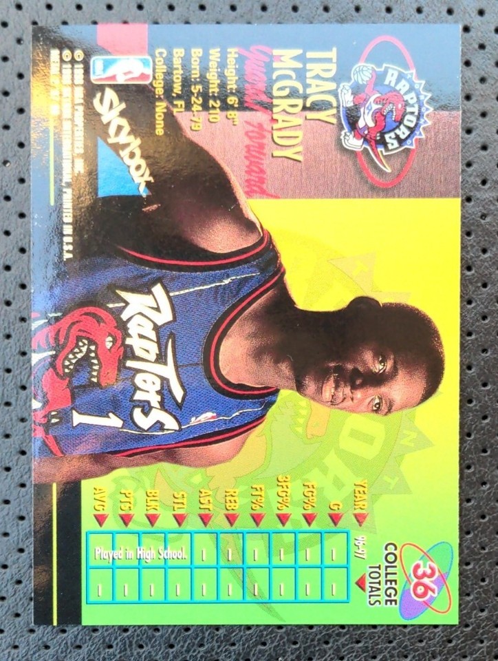 1997-98 Metal Universe Championship #36 Tracy McGrady Rookie RC HOF | eBay
