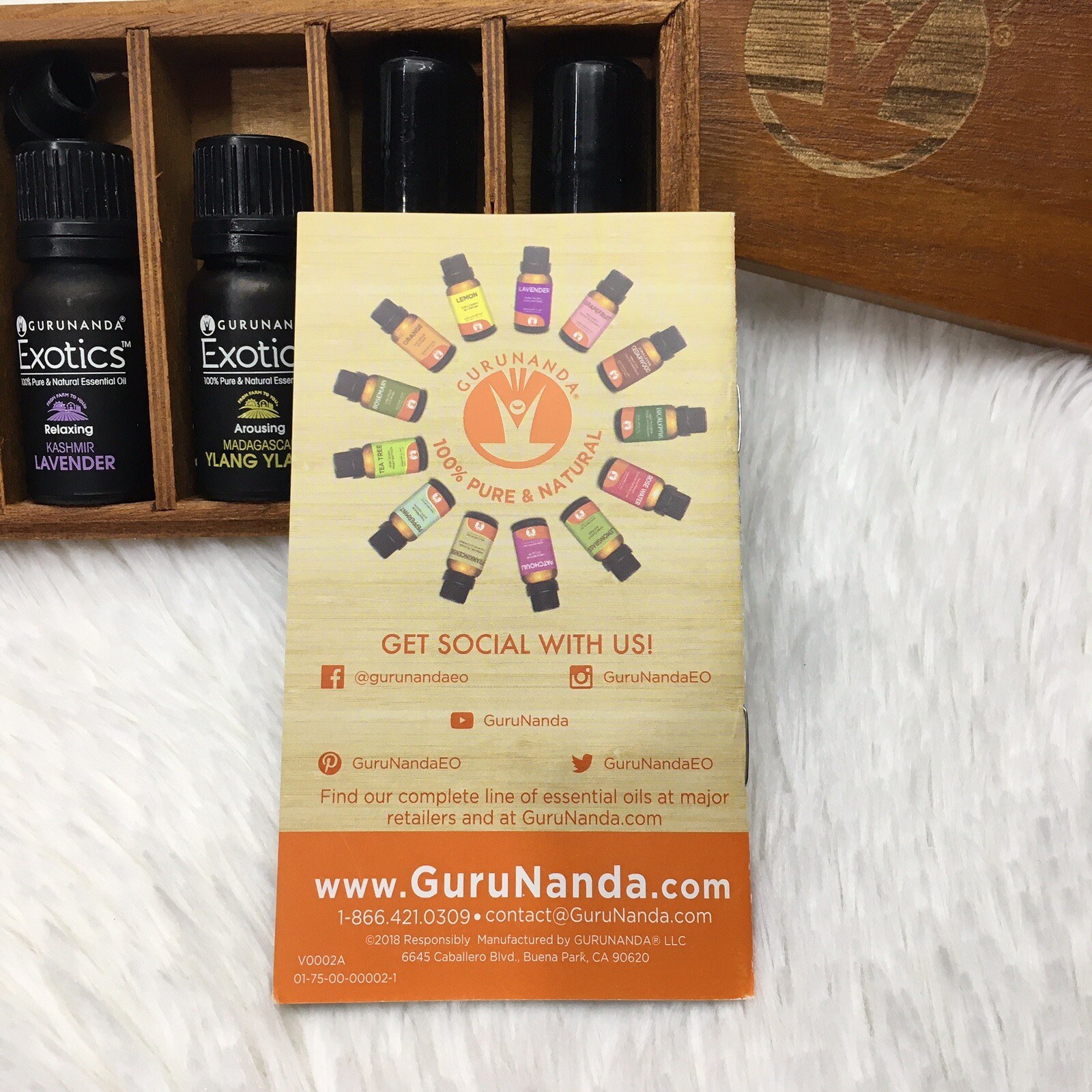 GuruNanda Aromatherapy Pure & Natural Essential Oil Set w ...