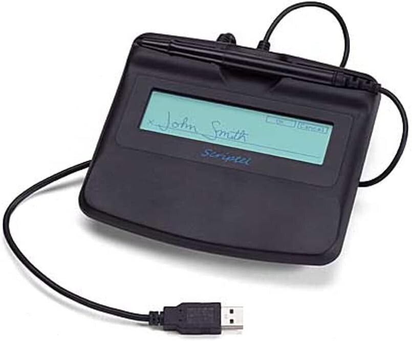 Scriptel ST1570-6FT Signature Capture Pad 1x5 LCD Backlit Proscript | eBay