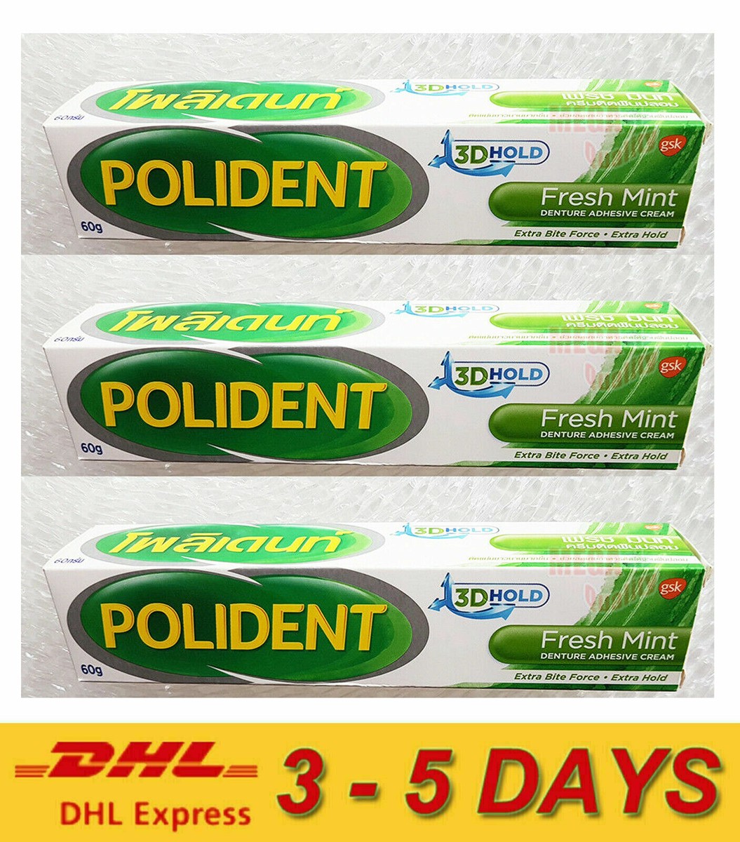Polident Logo Polident Denture Adhesive Cream – Max Hold And Seal