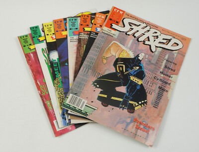 Shred: the Skateboard Magazine #1-8 VF complete series - Ted McKeever ...