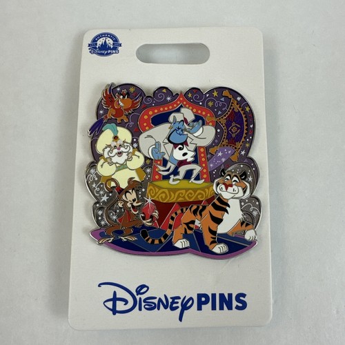 Disney Pin Aladdin Supporting Cast Genie Abu Rajah Iago Carpet Family ...
