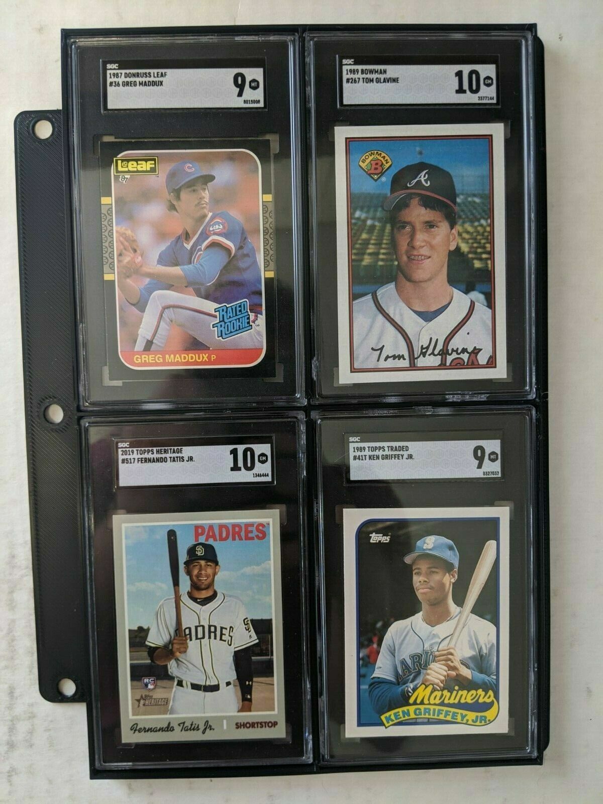 Pro Slab 3-Ring Binder Page Graded SGC Card Holders Protector | eBay