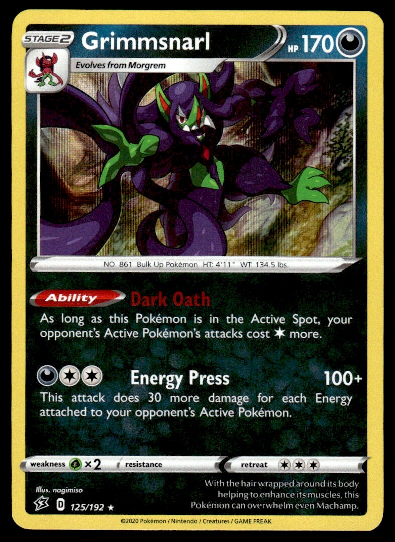 125 Grimmsnarl Holo For Sale Mavin
