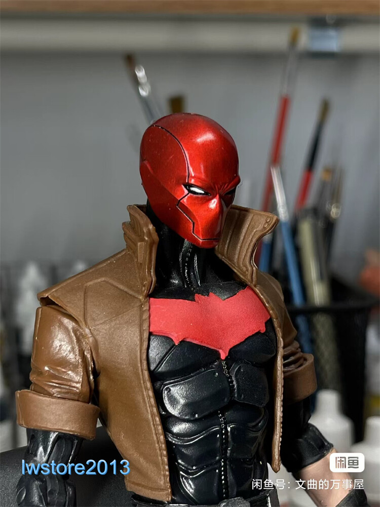 1:6 1:12 1:18 Red Hood Robin Head Sculpt For 12" 6" Male Action Figure ...