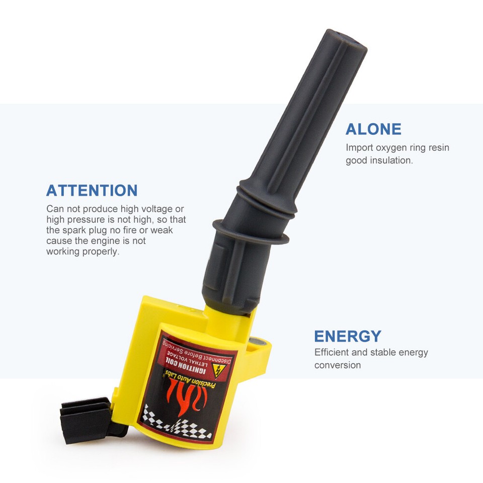 DG508 High Energy Ignition Coil Pack For Ford F150 F250 F550 4.6/5.4L ...