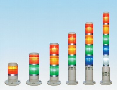 TEND TPWS4-L73ROG Tower Light Tray Mount Continuous Flash w/ Alarm LED ...