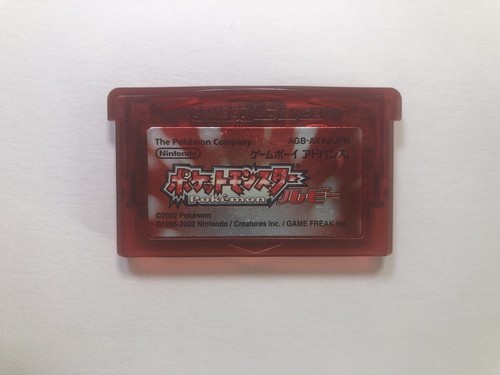 Pokemon Ruby - Nintendo Gameboy Advance Japanese Cartridge Tested OEM ...