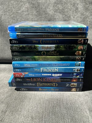 Disney Blue Ray And DVD Movie Lot | eBay