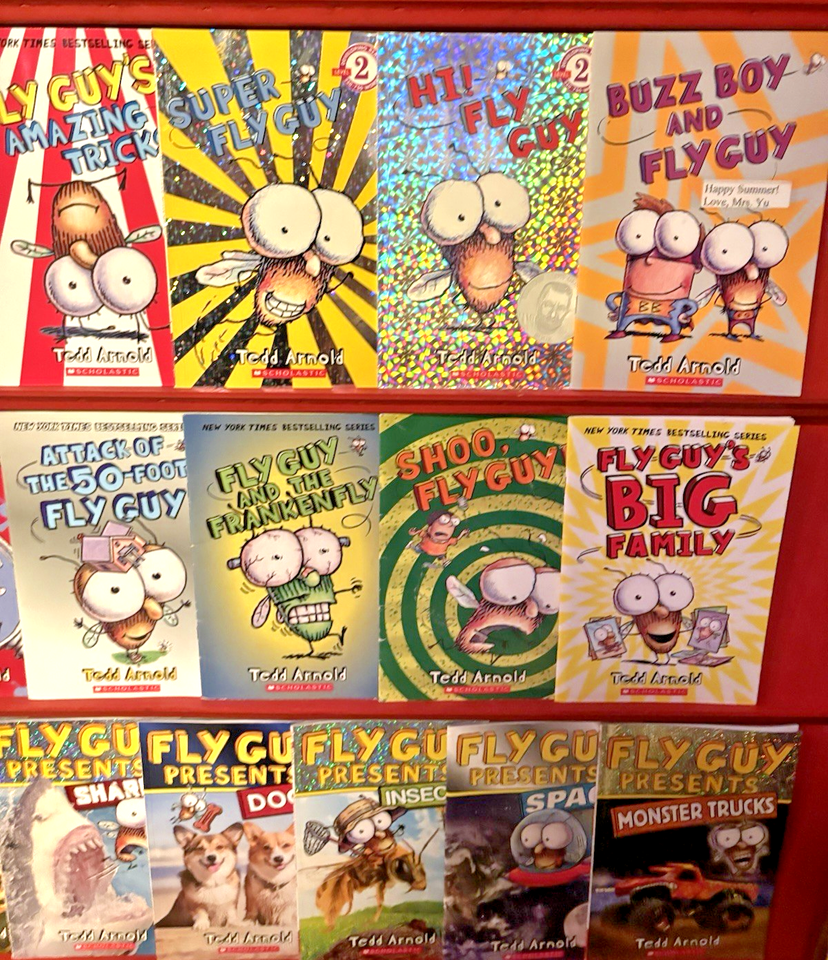 Fly Guy Lot 25 P/B Books Readers Tedd Arnold Kindergarten-3rd Old Lady ...