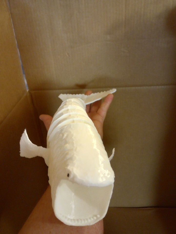 The Bloop, Sea Monster, Articulated Toy, Large. 3d Print, Durable TPU ...