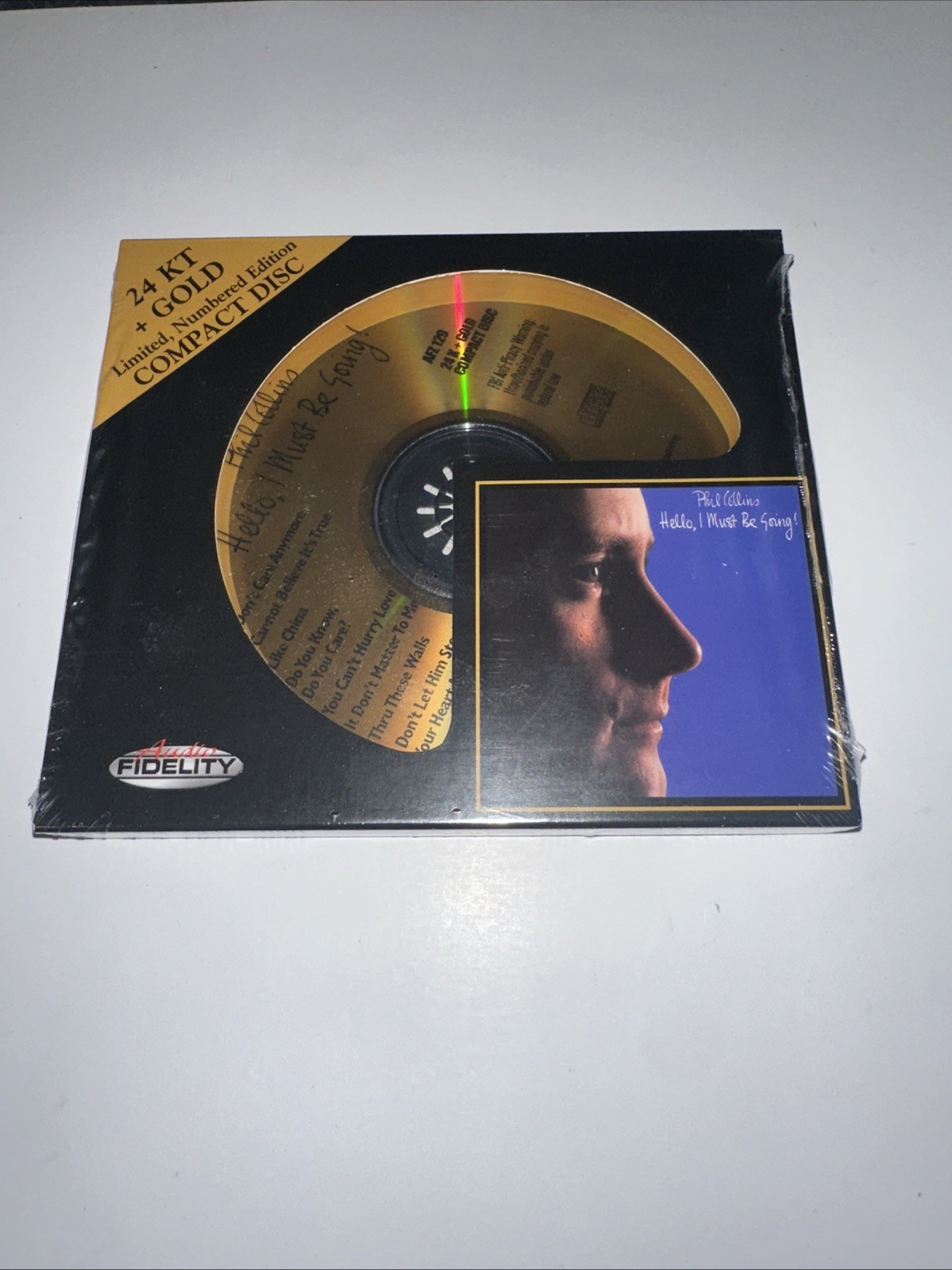 24K Gold CD Hello, I Must Be Going! by Phil Collins (Oct-2011, Audio ...