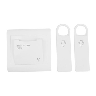 40A 86 Type Hotel Card Power Switch Energy Saving with Two Cards for ...