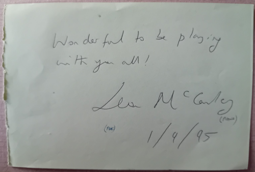 ORIGINAL CLASSICAL MUSIC AUTOGRAPH LEON McCAWLEY Pianist | eBay