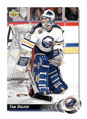 1992-93 Upper Deck #201 Tom Draper Upper Deck Text and Logo Hologram | eBay