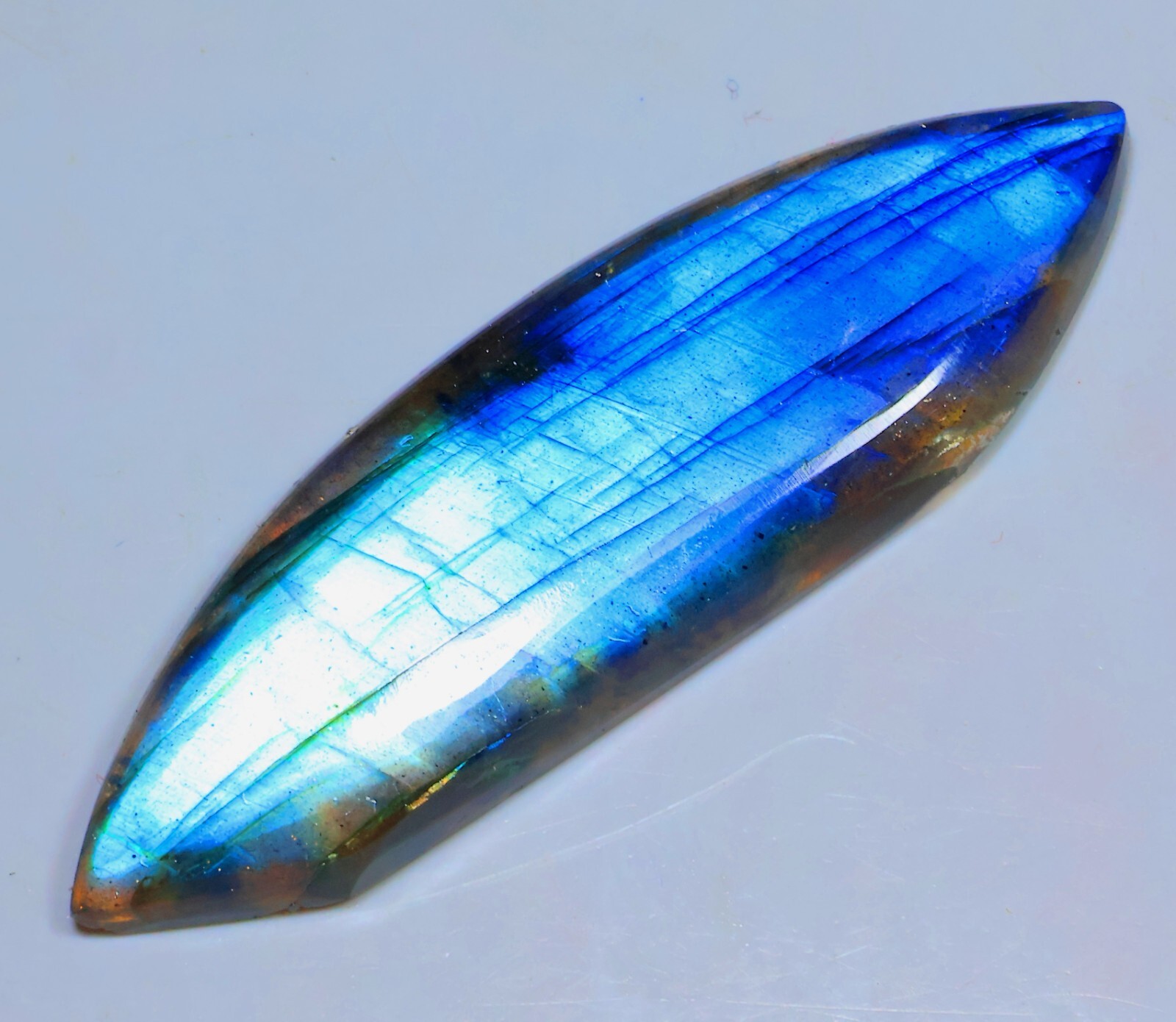 100% NATURAL DEEP BLUE FIRE LABRADORITE FANCY CABOCHON GEMSTONE GF- | eBay