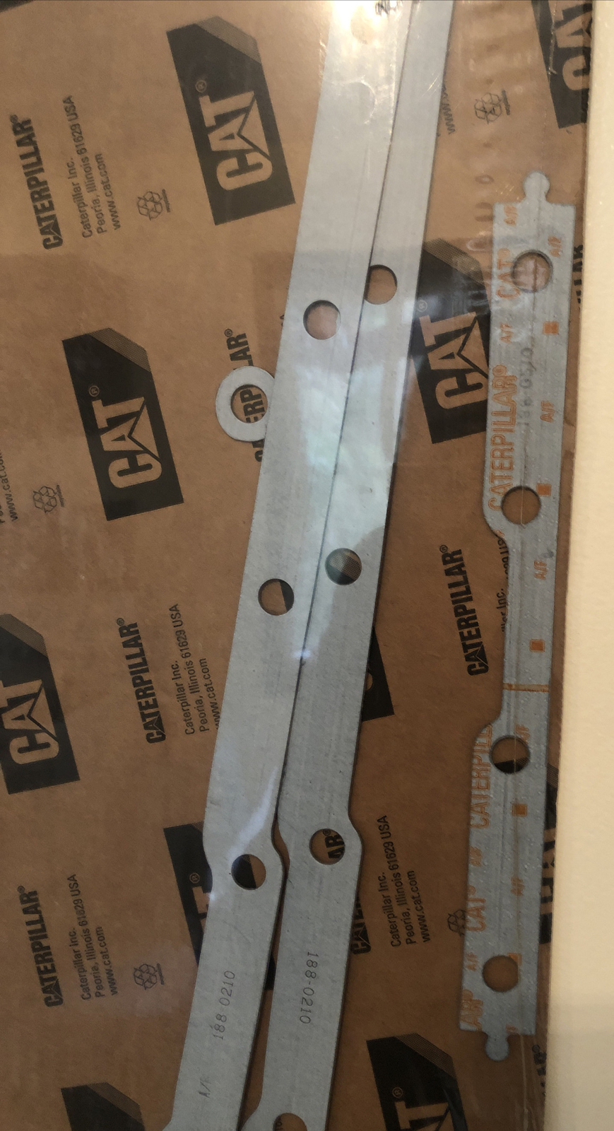 GENUINE CATERPILLAR CAT 1880210 OIL PAN GASKET 188-0210 OEM 3406E C15 ...