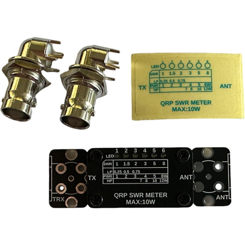 QRP SWR meter 1-50MHz QRP SWR meter kit 10W Removable BNC pad design | eBay