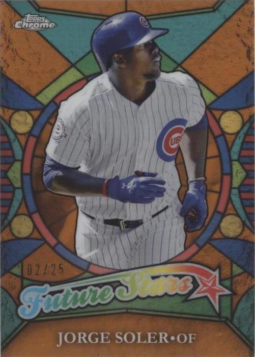2016 Topps Chrome - Future Stars Jorge Soler #FS-18 Orange Refractor ...