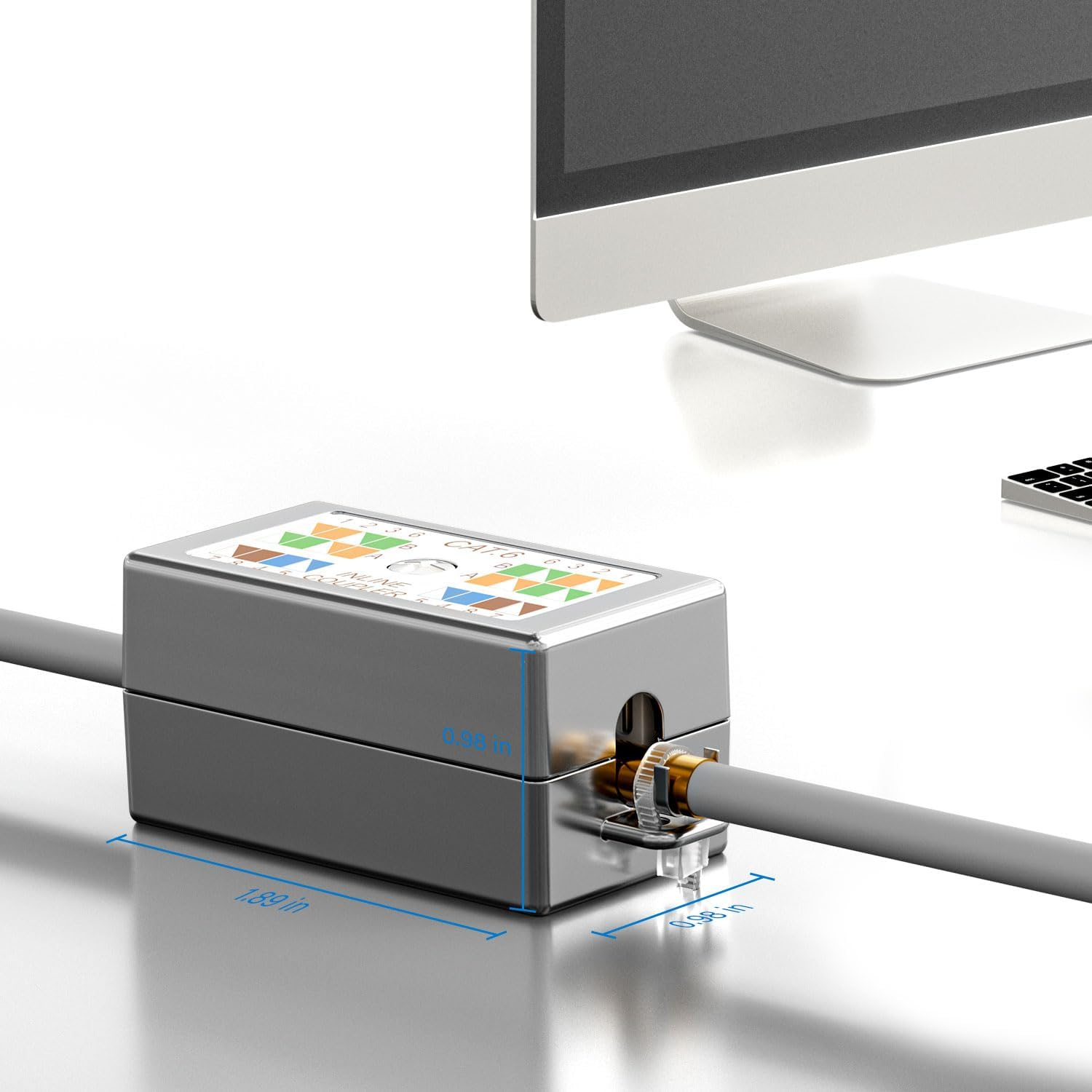 Shielded Ethernet Junction Box,Cat6 Junction Box, Punch down Type | eBay