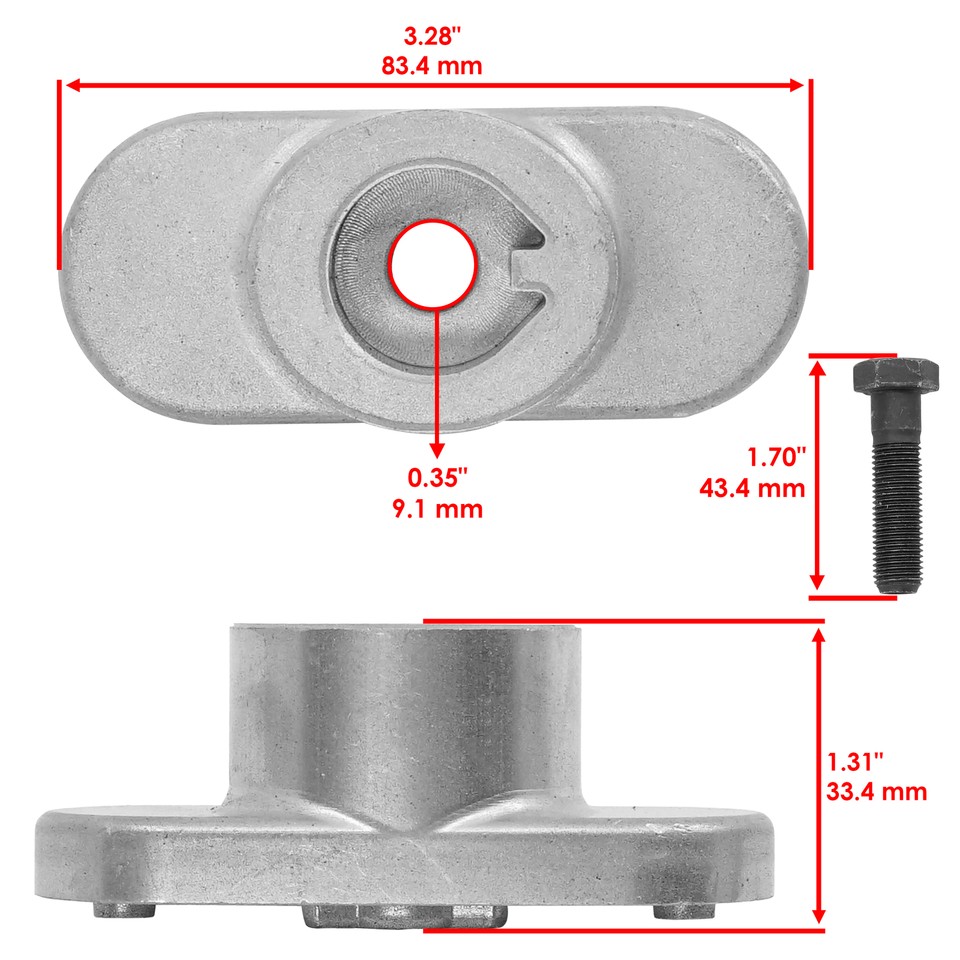753-06315 748-0376E Lawn Mower Blade Adapter Kit For MTD 11A-020B000 ...