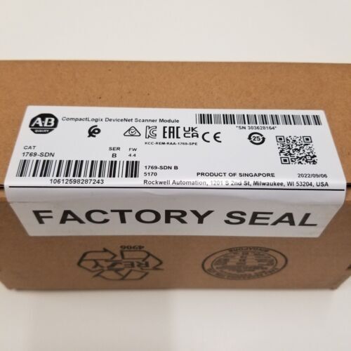 New Factory Sealed AB 1769-SDN SER B CompactLogix DeviceNet Scanner ...