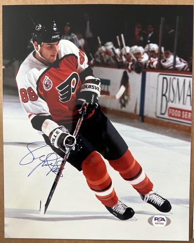 Eric Lindros Rare! autographed signed NHL Flyers HOF 8x10 photo PSA/DNA ...