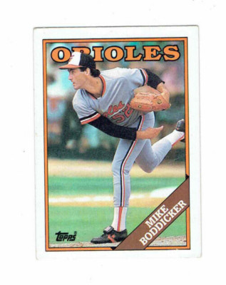 Mike Boddicker Baltimore Orioles Pitcher #725 Topps 1988 #Baseball Card ...