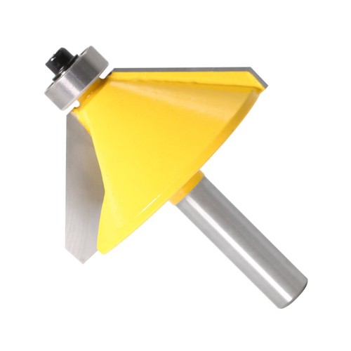 45° Chamfer & Bevel Edging Router Bit 8mm Shank for Wood Cutter | eBay