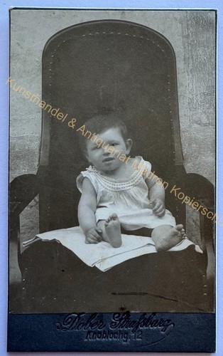 orig. CDV Foto Fotografie Bild alt Kind Kinder Mode um 1890 Straßburg ...