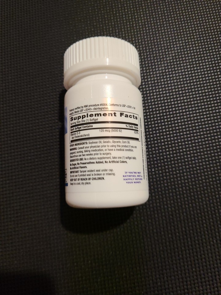 rite aid | vitamin D-3 5,000 iu | 100 soft gels | BEST BY 11/24 | eBay