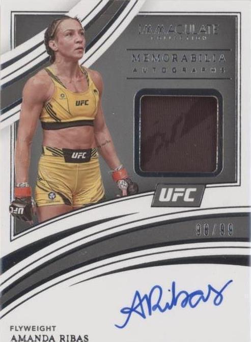 2022 Panini Immaculate Collection UFC - Memorabilia Autographs Amanda ...