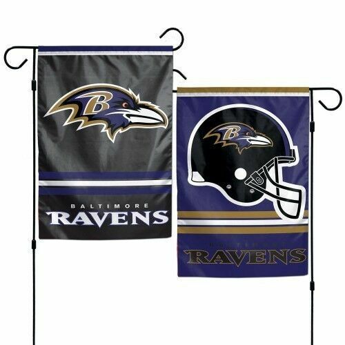 Baltimore Ravens Garden Flag 12x18 | eBay