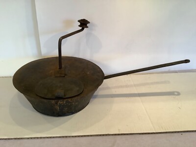 Antioque Iron Hand Crank Chestnut Roaster Nut Roasting Coffee Bean | eBay