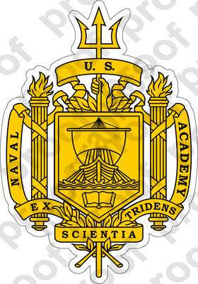 STICKER U.S. Naval Academy (USNA) Insignia | eBay