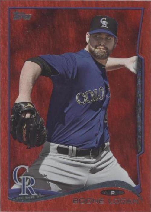 2014 Topps Update Series - Boone Logan #US-275 Red Hot Foil for sale ...