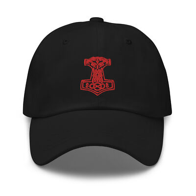 Odin War Hammer Embroidered Baseball Cap Norse Mythology Dad hat | eBay