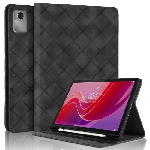 For Lenovo Tab M11 / Xaoxin Pad 11 2024 Rhombus Embossed Leather Tablet ...