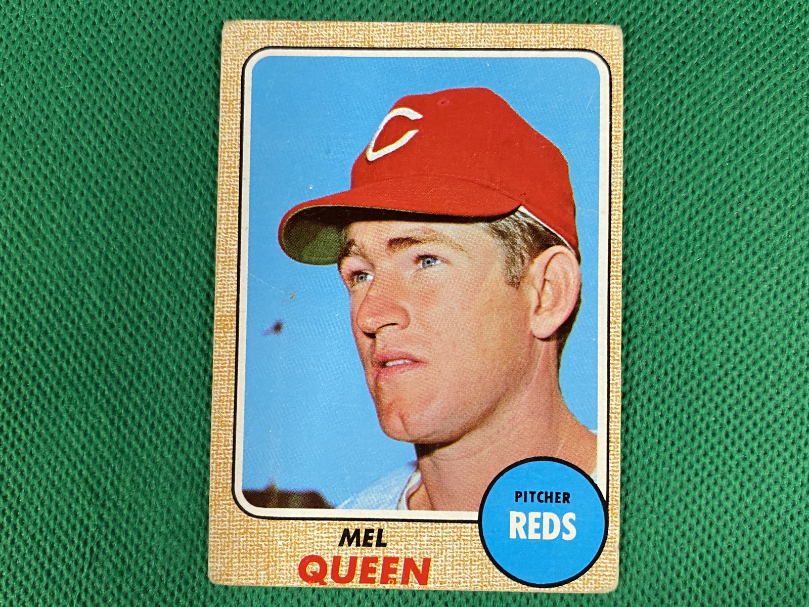 1968 Topps #283 Mel Queen Cincinnati Reds B | eBay